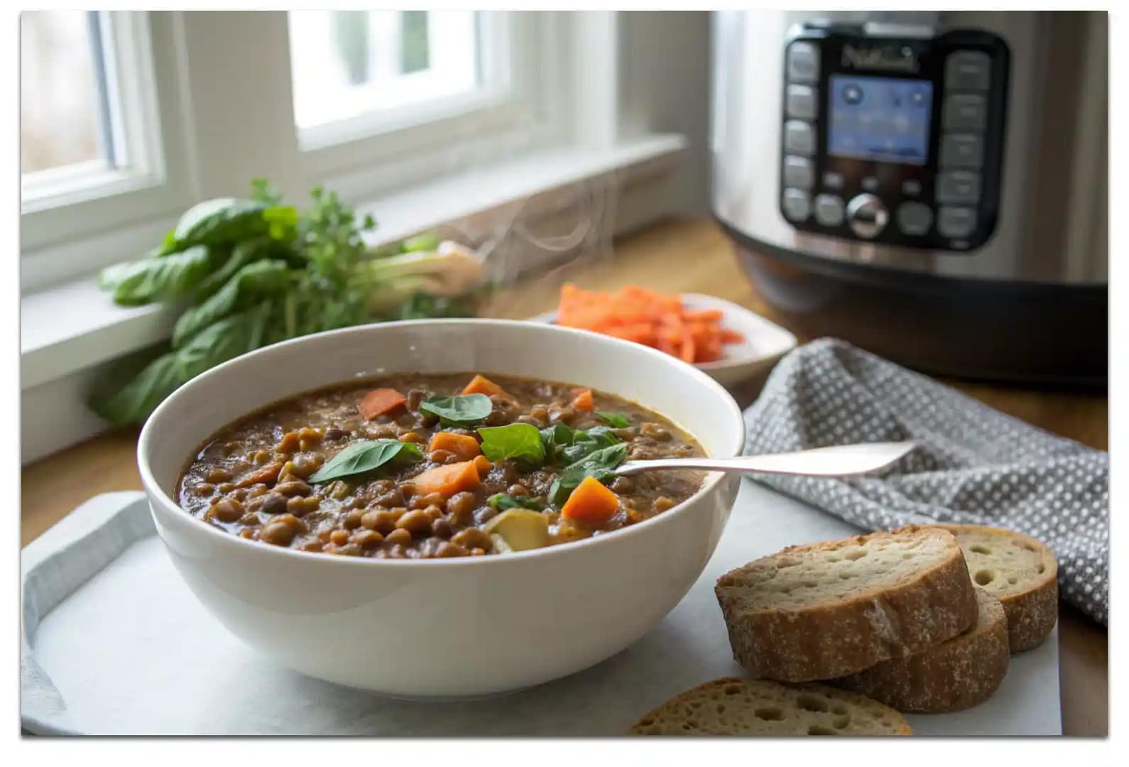 Instant Pot Lentil Soup Recipe: Set It And Forget It