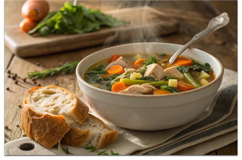 Turkey Vegetable Soup Recipe: Comfort In A Bowl
