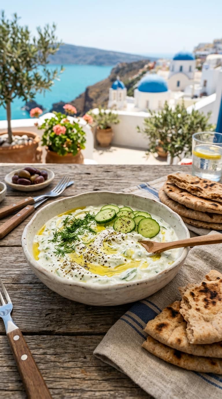 Creamy Taziki Sauce for Gyros and Wraps